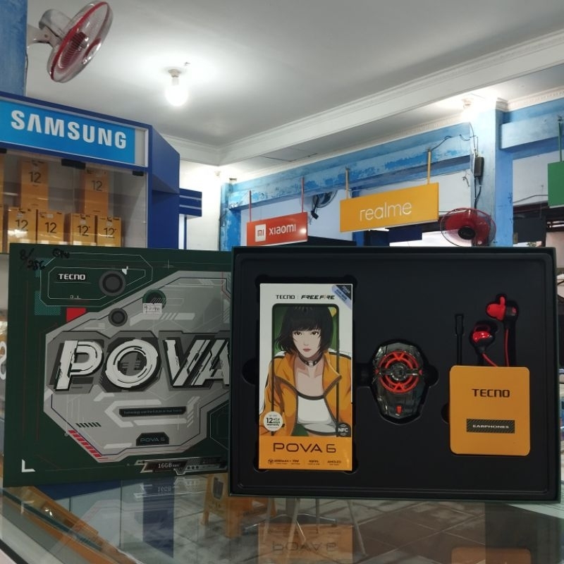 Jual TECNO POVA 6 8/256GB WITH GIFT BOX | Shopee Indonesia