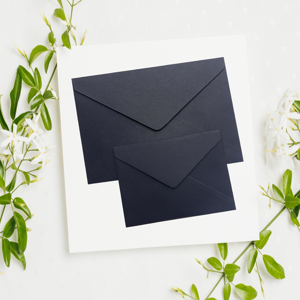 Jual Amplop Hitam A5 A6 B7 A7 Aesthetic Hitam Polos Greeting Card Kartu ...