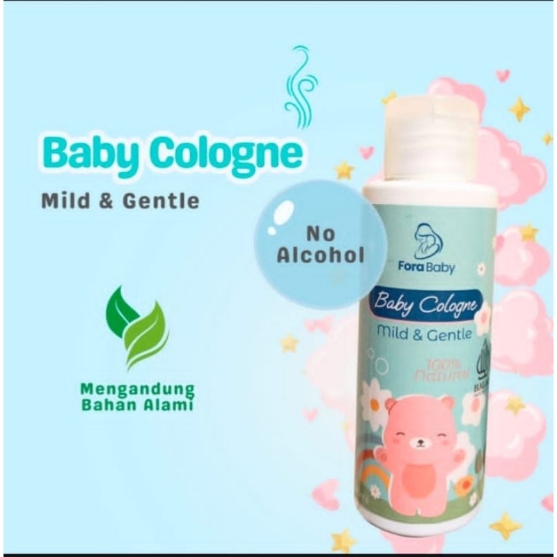 Jual Fora Natures Baby Cologne Parfum Bayi Natural aroma Mild Gentle ...