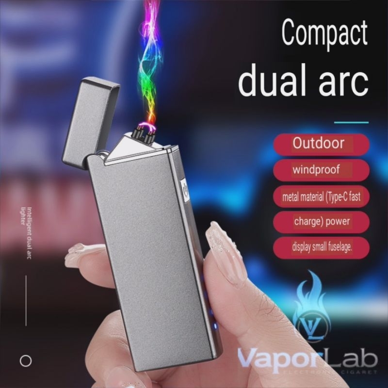 Jual korek api usb electric double plasma arc electric rechargeable ...