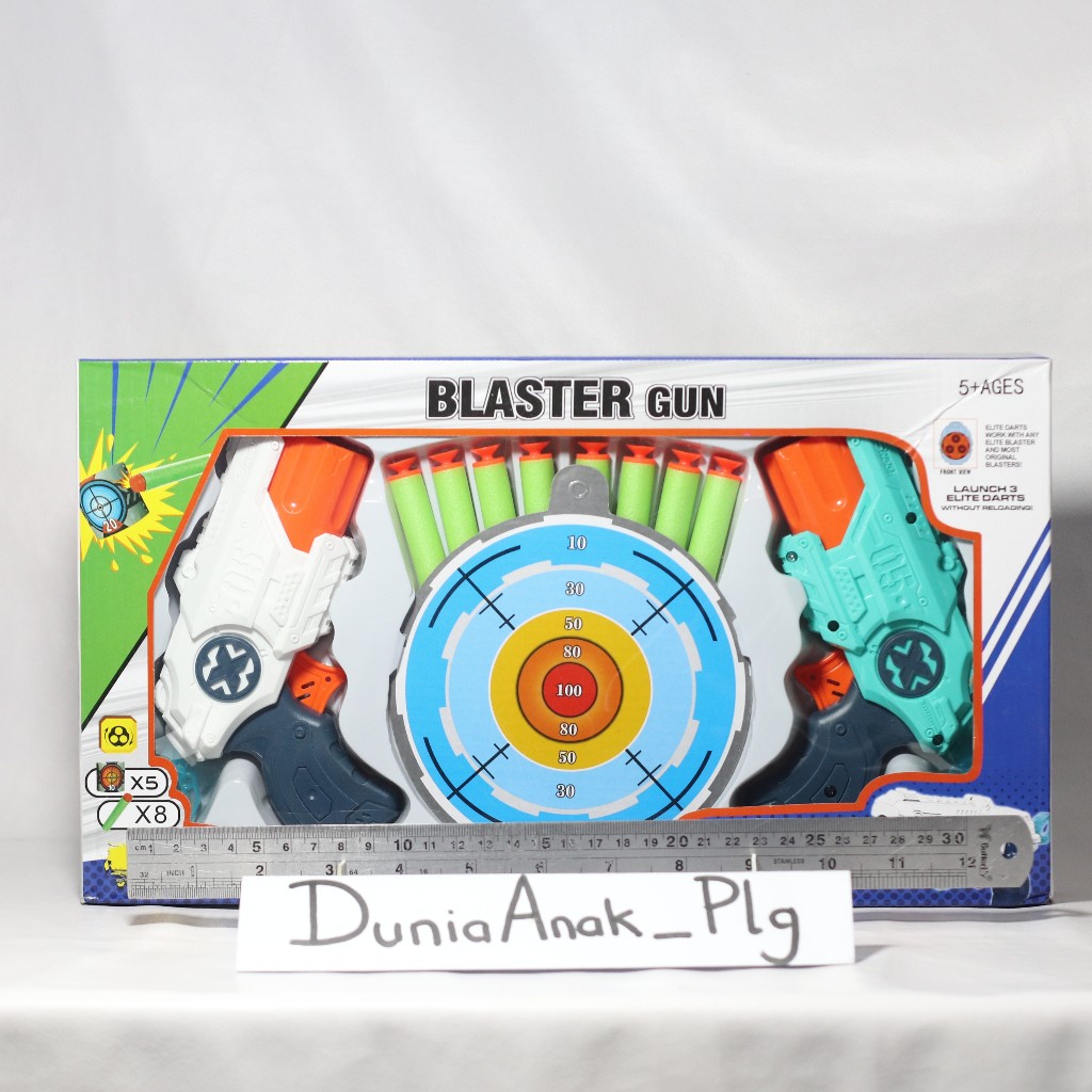 Jual Tembakan Pistol Blaster Gun 0132F Mainan Pistol Anak Tembakan ...