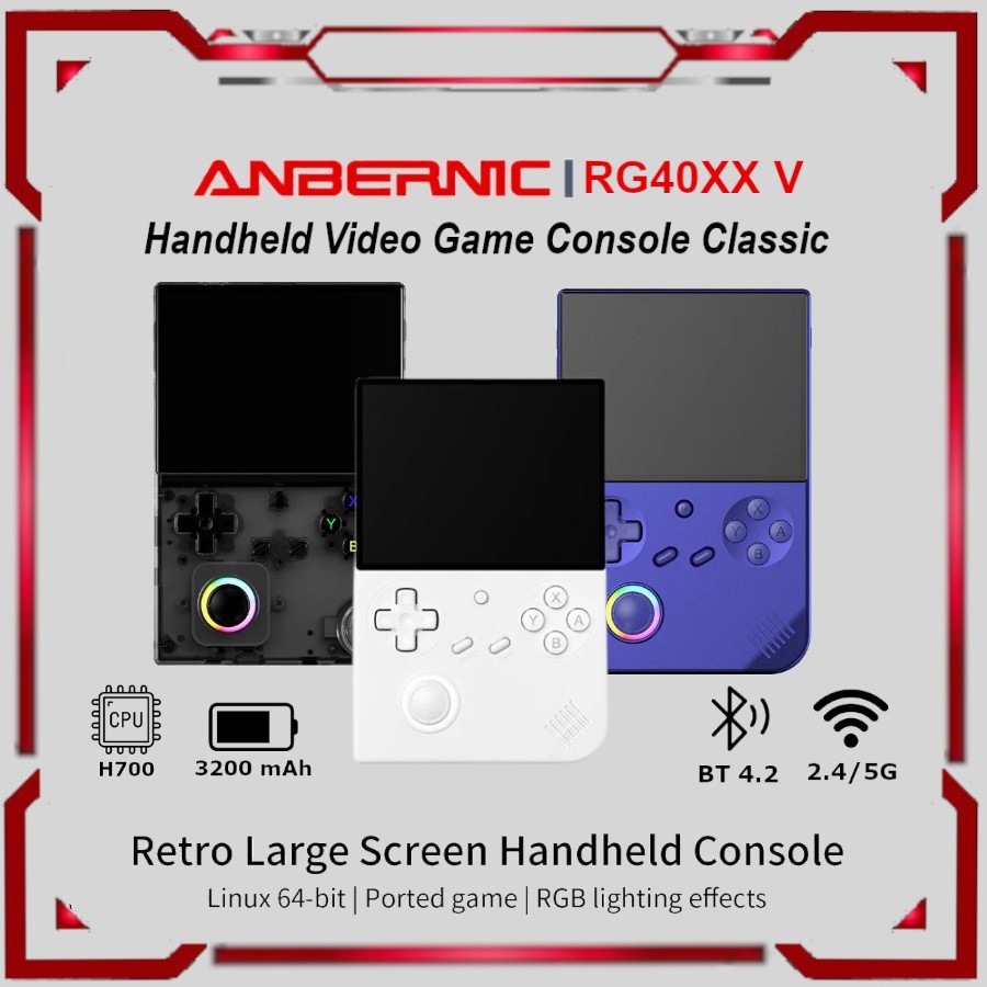 Jual ANBERNIC RG40XX V Retro Handheld Game Console Classic Portable PS1 ...