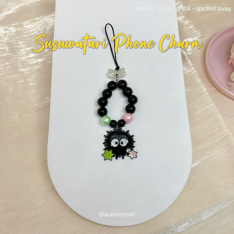 Jual phone charm ghibli/susuwatari/spirited away/totoro | Shopee Indonesia