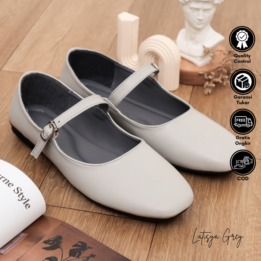Jual QUINCE Latisya Flats | Shopee Indonesia