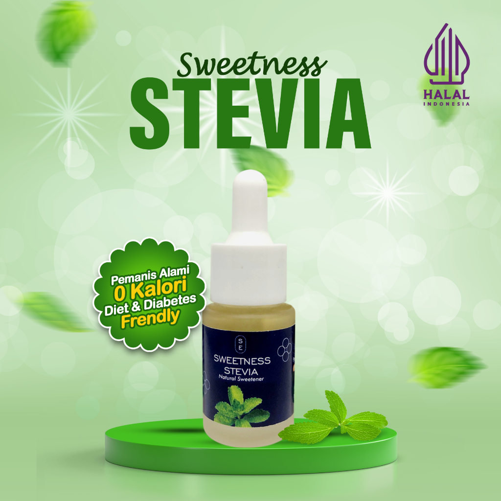 Jual Sweetness Stevia - Stevia Gula Cair 10 ML - Stevia Tetes Gratis ...