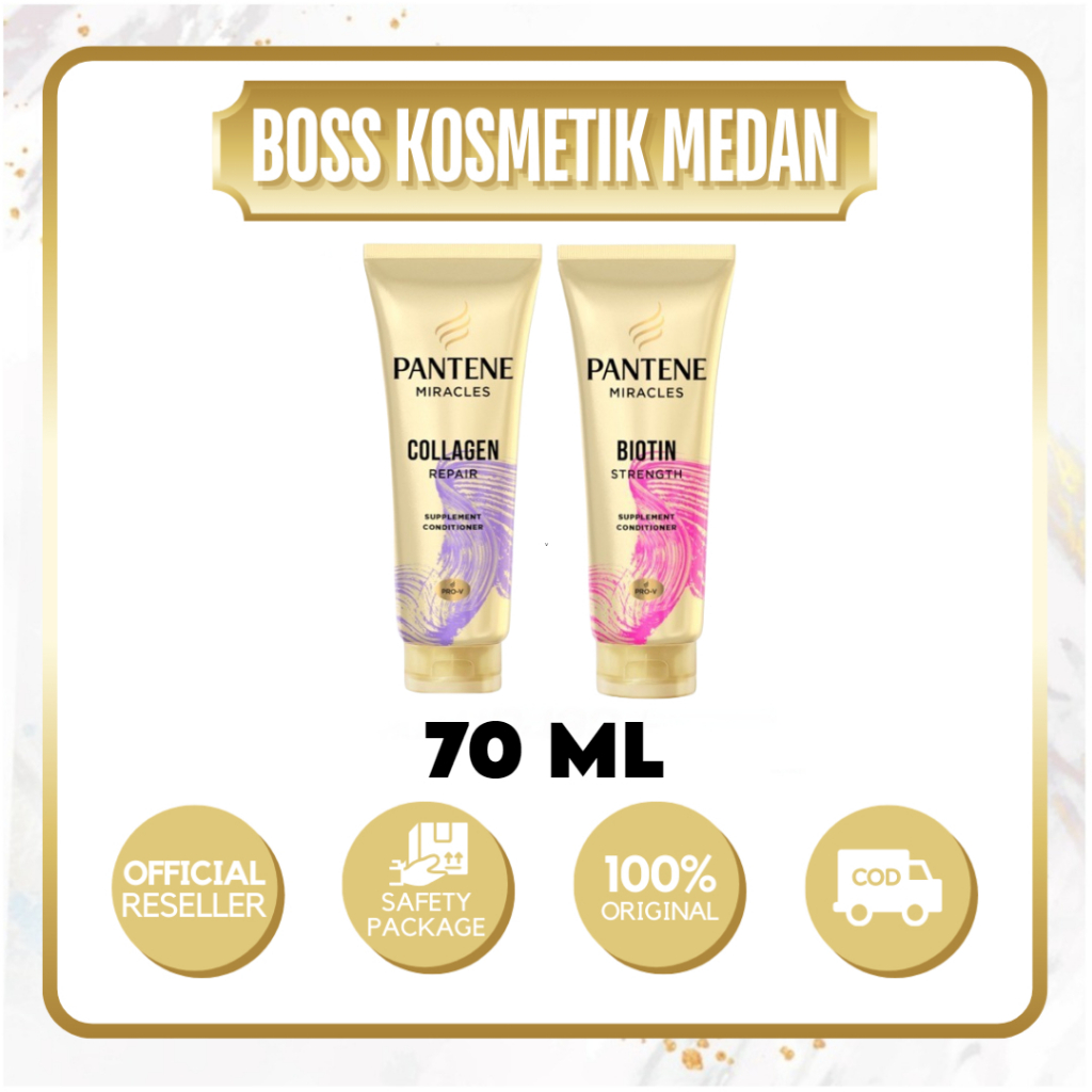 Jual Pantene Conditioner Miracles Daily Supplement Konditioner 70mL (Kecil) | Shopee Indonesia