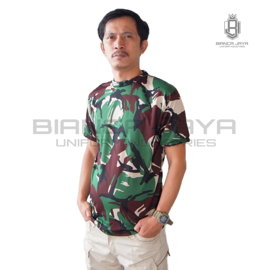 Jual Kaos Loreng Malvinas Baju Kaos loreng lengan pendek TNI Malvinas bahan dryfit terbaru ...