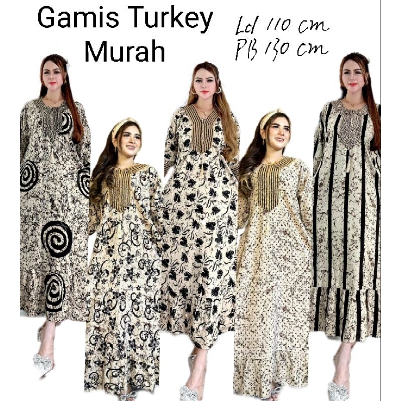 Jual GAMIS DUBAI TERBARU | LONGDRESS TURKI MEWAH [BISA COD] | Shopee ...