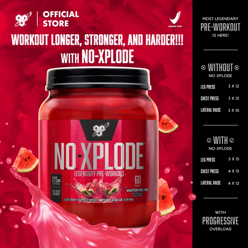Jual BSN No Explode Watermelon 2.45 Lb | Shopee Indonesia