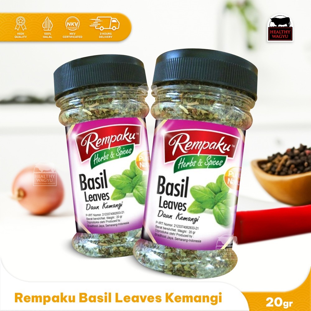 Jual Basil Leaves / Daun Basil Kering / Premium Quality / Rempaku 20gr ...