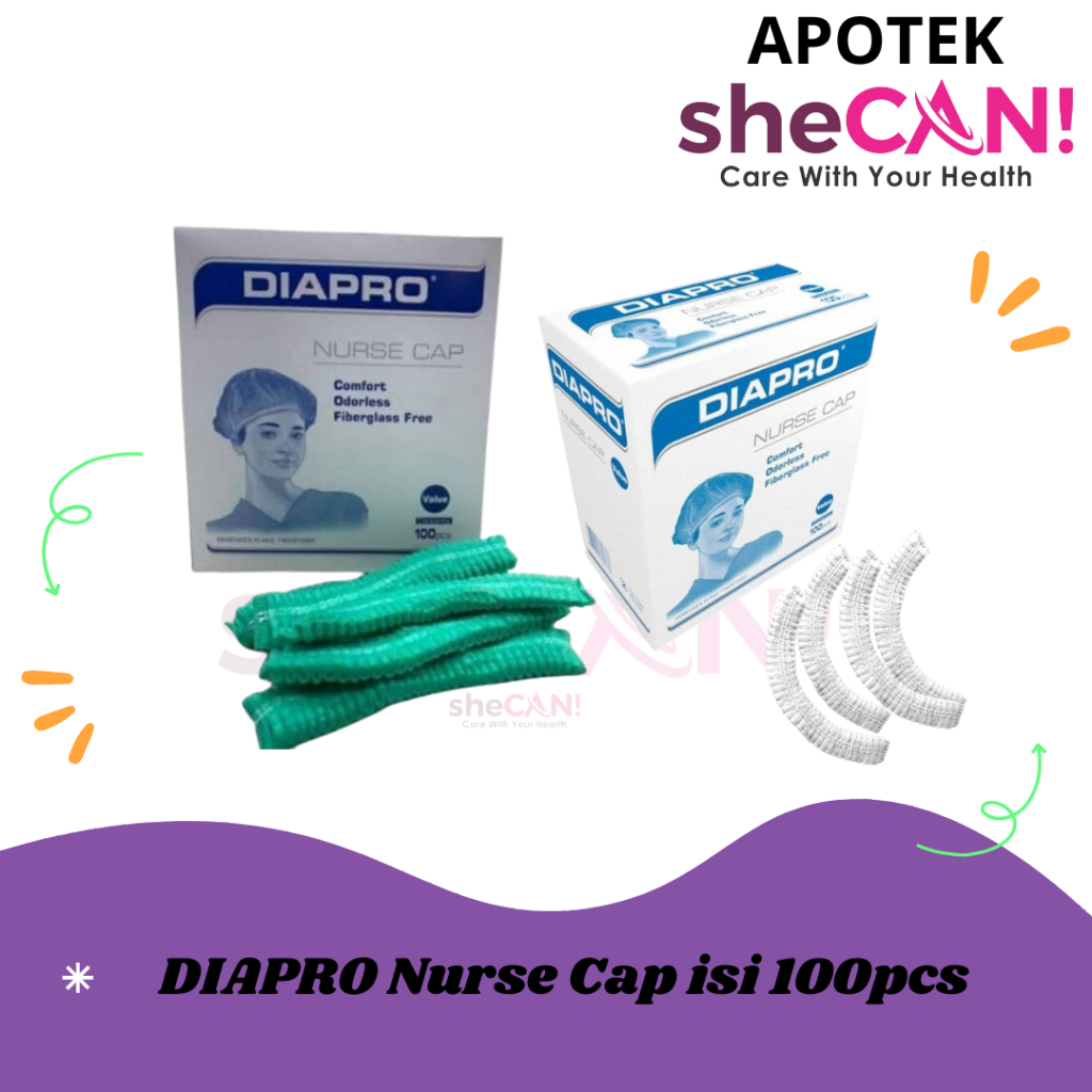 Jual NURSE CAP DV DIAPRO / HAIR NET / PENUTUP KEPALA | Shopee Indonesia