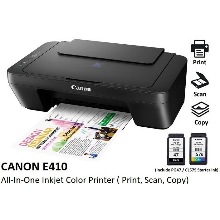 Jual CANON PIXMA E410 E-410 E 410 ALL IN ONE PRINTER / PRINTER CANON ...