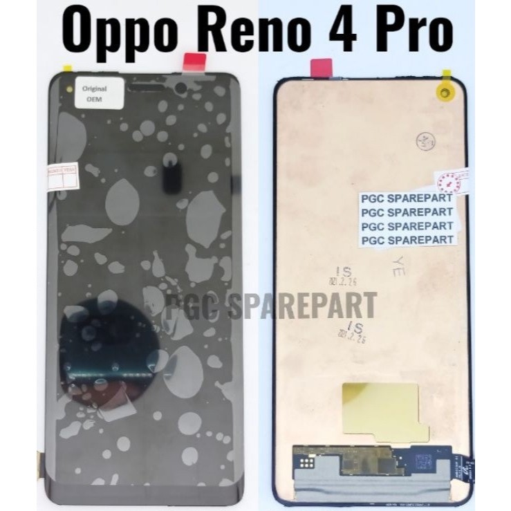Jual LCD OPPO RENO 4 PRO 5G OLED BLACK+TS (FINGERPRINT) | Shopee Indonesia