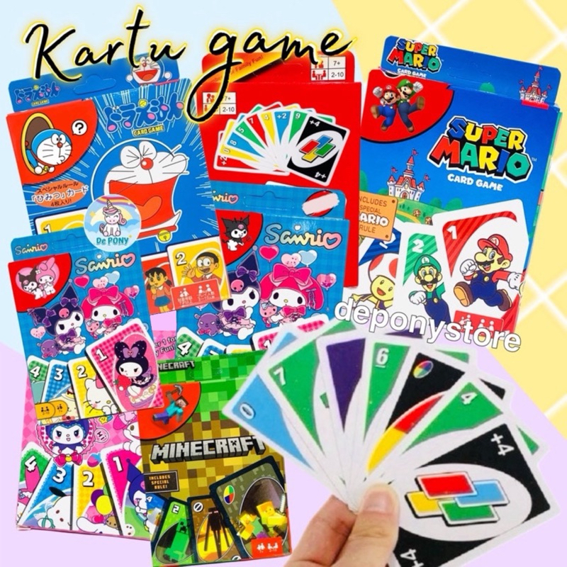 Jual Mainan Kartu Keluarga Game Board Karakter | Shopee Indonesia
