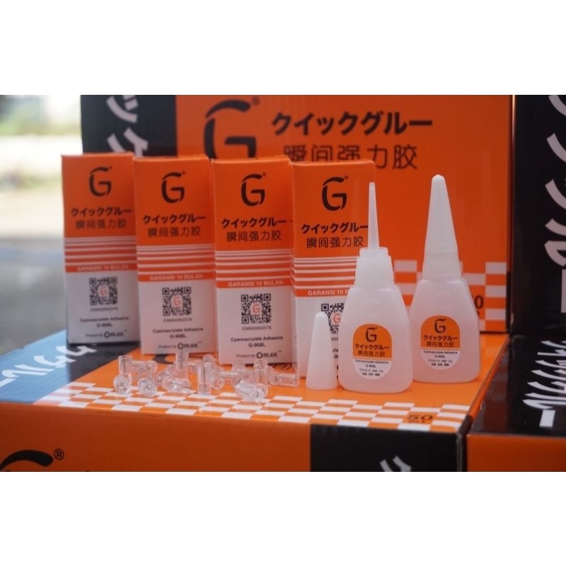 Jual [50 botol / 1 Box] - Lem G - LEM KOREA - produksi ORLEE | Shopee ...
