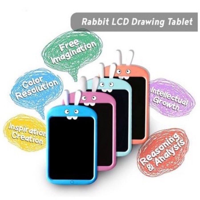 Jual Mainan Anak Lcd Writing Tablet Rabbit 8.5 inch Papan Tulis Anak ...