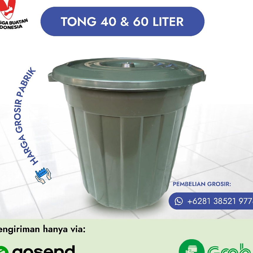 Jual FG2 GENTONG AIR TIMBA 4 LITER TIMBA 7 LITER EMBER TUTUP BESAR ...