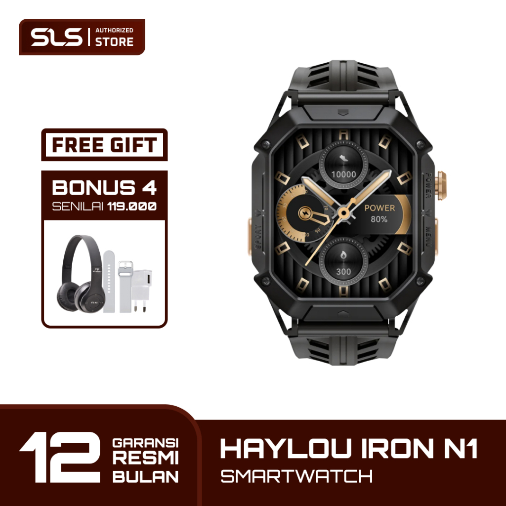 Jual Haylou Iron N1 Smartwatch Bluetooth Calls Original | Shopee Indonesia