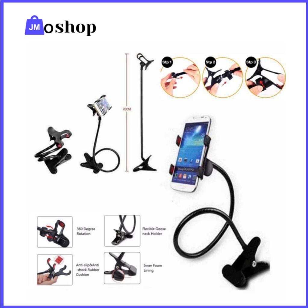 Jual Lazypod Lazy Pod Holder HP Handphone Model Jepit Flexible Jepsis ...