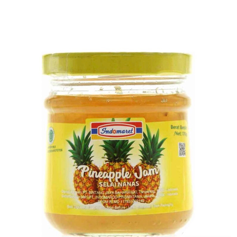 Jual Selai roti Olesan spread Jam 160g Indomaret nanas strawberry ...