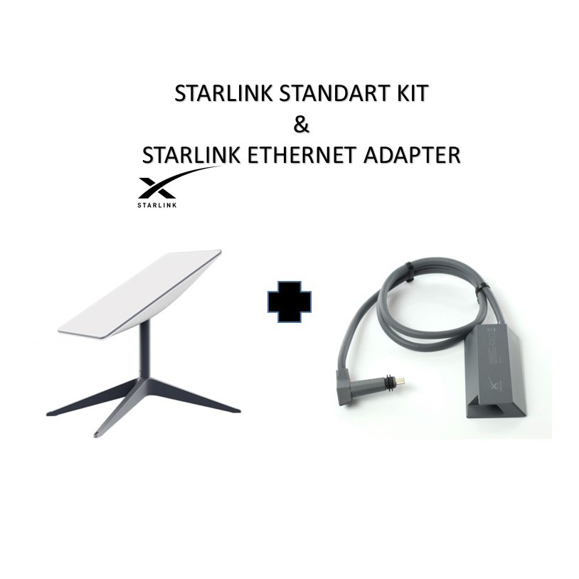 Jual STARLINK Standard Internet Kit Satellite Antenna & WiFi Router Kit ...