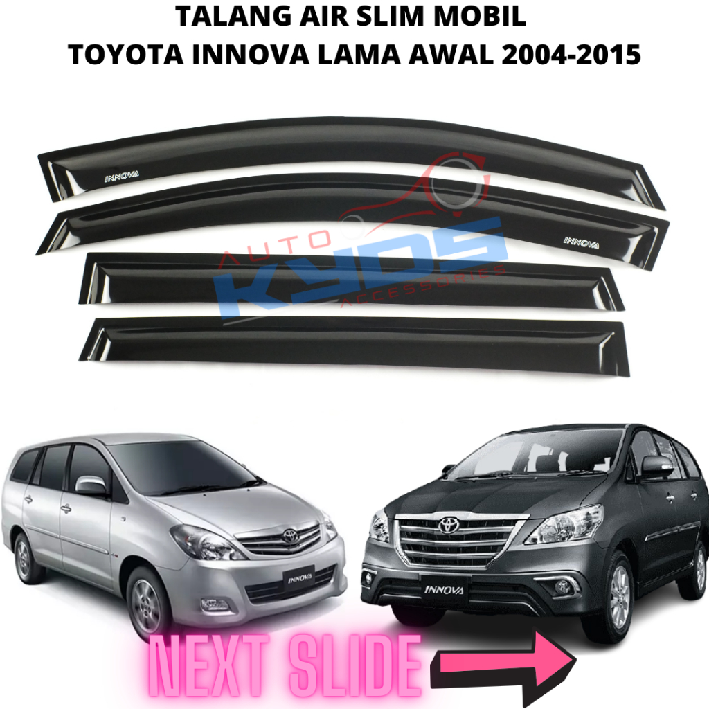 Jual Talang Air Slim Mobil Toyota Innova Awal Lama 2004 2005 2006 2007 ...