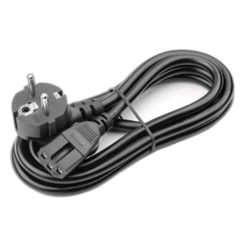 Jual Kabel Power 3 lubang colokan listrik 3 pin 1,5 Meter kabel tebal ...