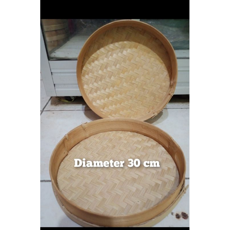 Jual Tampah Tebok Bambu Kecil Diameter Ukuran 30 Cm | Shopee Indonesia