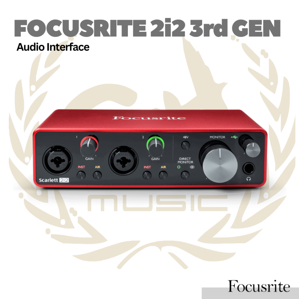 Jual Focusrite SCARLETT 2i2 3rd GEN Audio Interface - Soundcard ...
