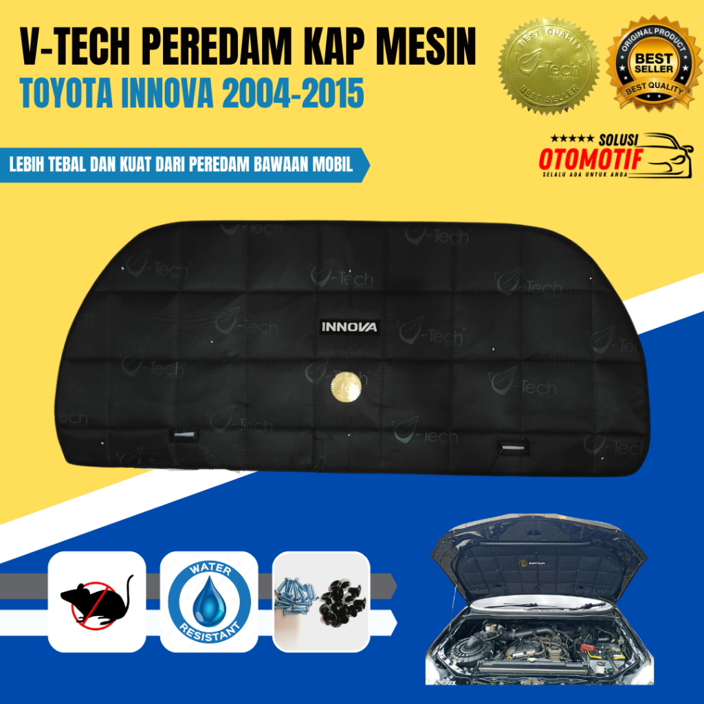 Jual TOYOTA INNOVA 2004-2015 Peredam Panas Kap Mesin Mobil VTECH ...