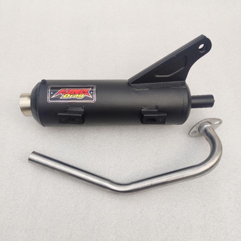 Jual King drag muffler pipe for mio sporty mio soul i 125 gt mio i 125 ...