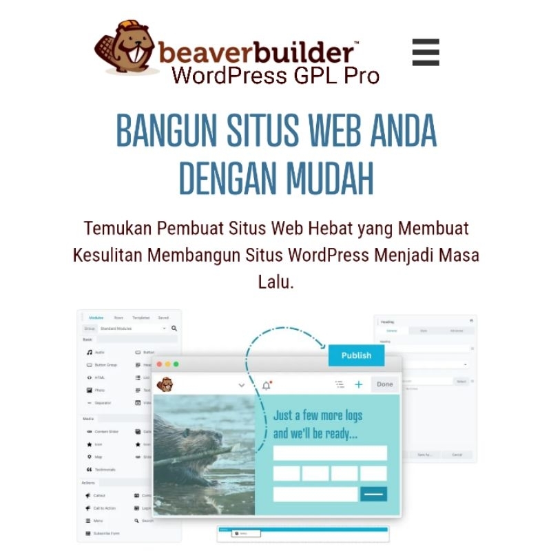 Jual Beaver Builder Plugin (Pro Version) | Shopee Indonesia
