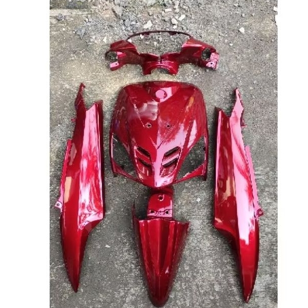 Jual YAMAHA MIO SPORTY COVER BODY HALUS FULL SET BODY ALUS BIRU TUA ...