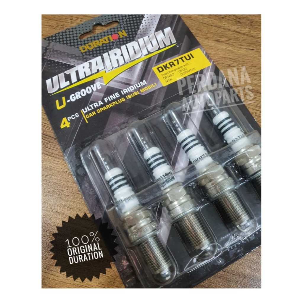 Jual [4pcs] Busi DURATION Ultra Iridium DKR7TUI (Avanza VVTi Rush Xenia VVTi Terios Granmax ...
