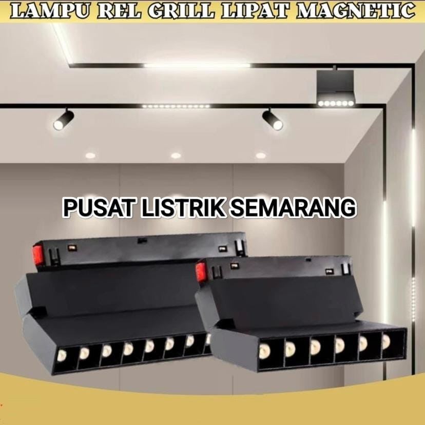 Jual Lampu Sorot Grill Light Track Rel Magnetic Universal Spotlight LED ...