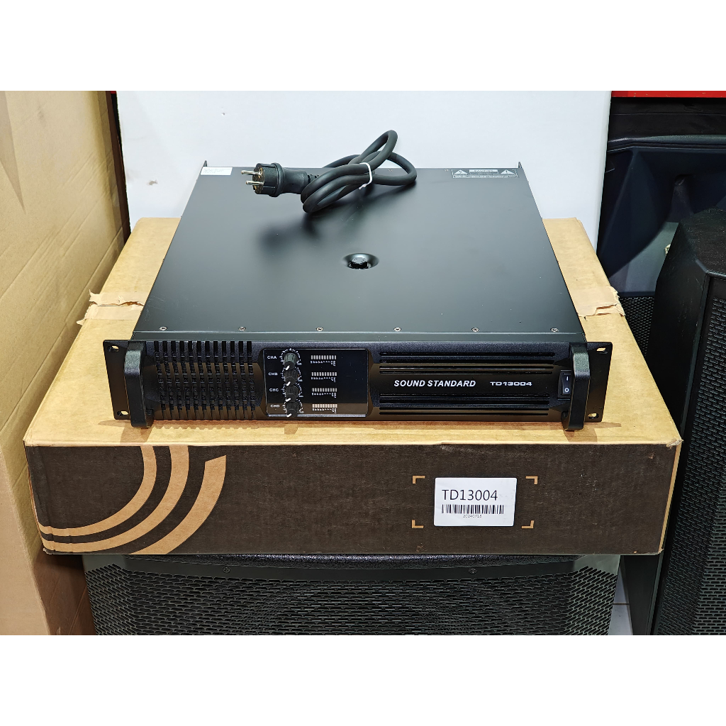 Jual POWER AMPLIFIER POWER PROFESIONAL SOUND STANDARD TD 13004 | Shopee ...