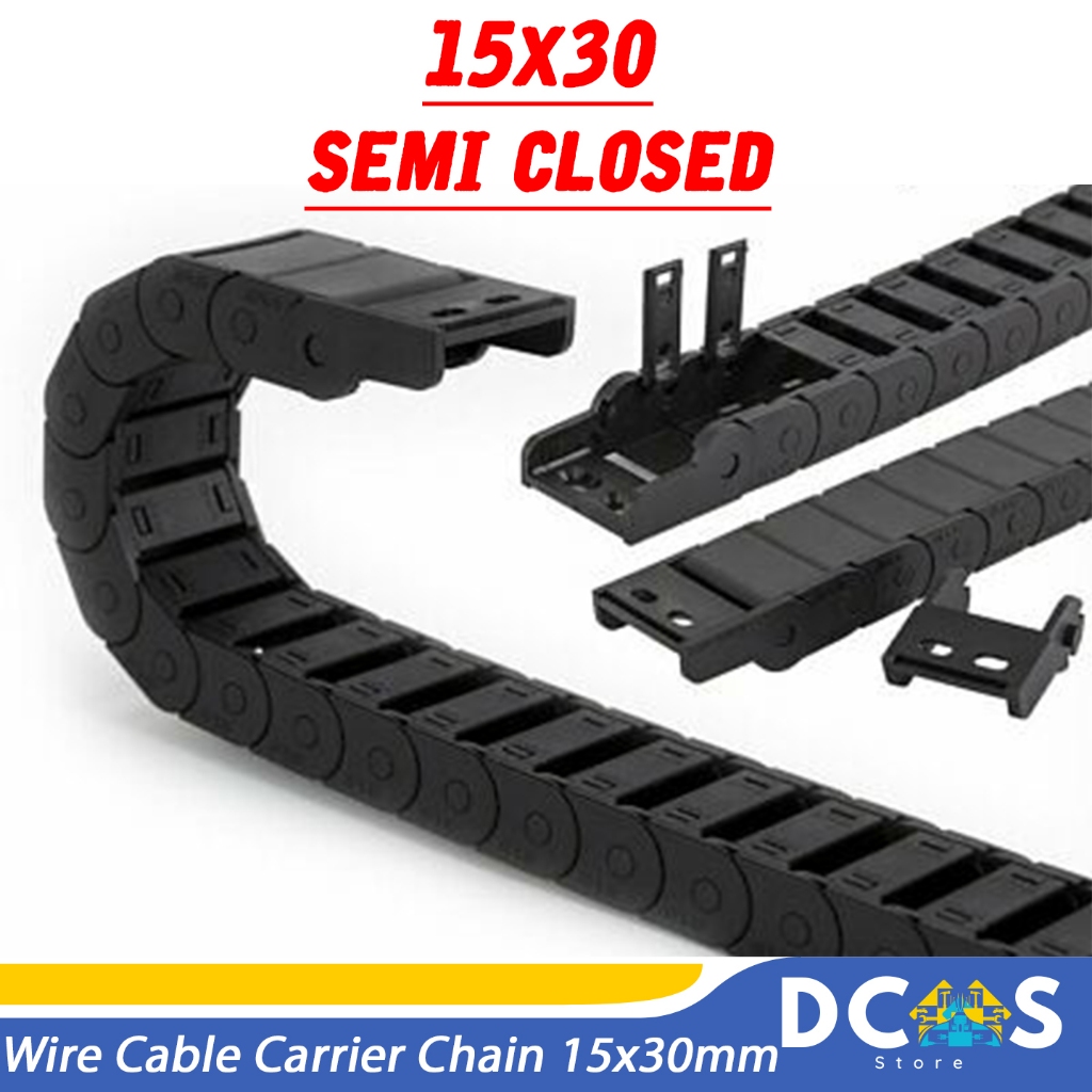 Jual Wire Cable Carrier Cable Drag Chain Hole 15x30 mm | Shopee Indonesia