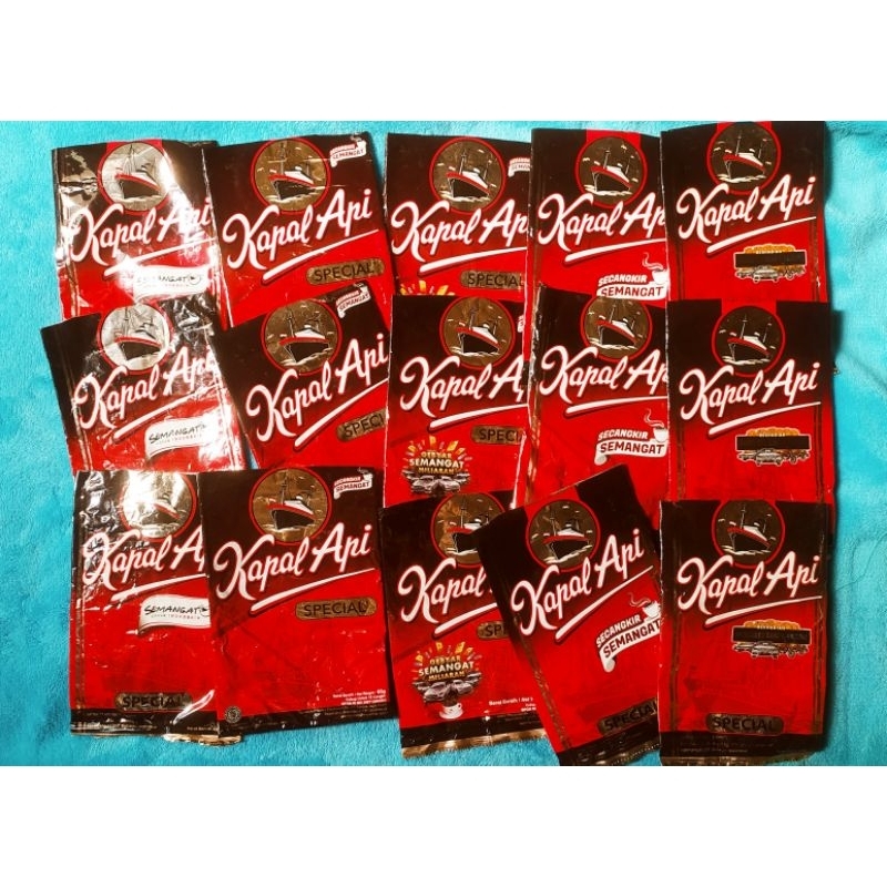 Jual BUNGKUS SACHET KOSONG KOPI KAPAL API BESAR 10 X 16 / UNTUK ...