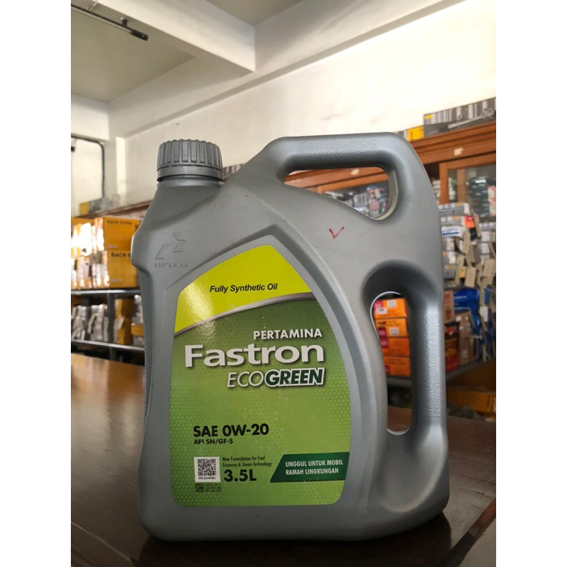 Jual Oli Pertamina Fastron Eco Green SAE 0w-20 (3.5L) | Shopee Indonesia