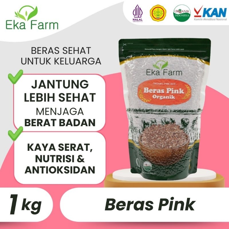 Jual BERAS PINK ORGANIK EKA FARM | Shopee Indonesia