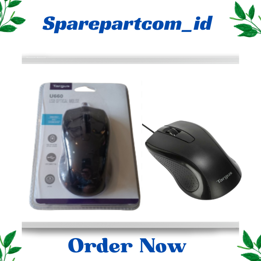 Jual Targus U660 Wired Optical Mouse (Black) | Shopee Indonesia