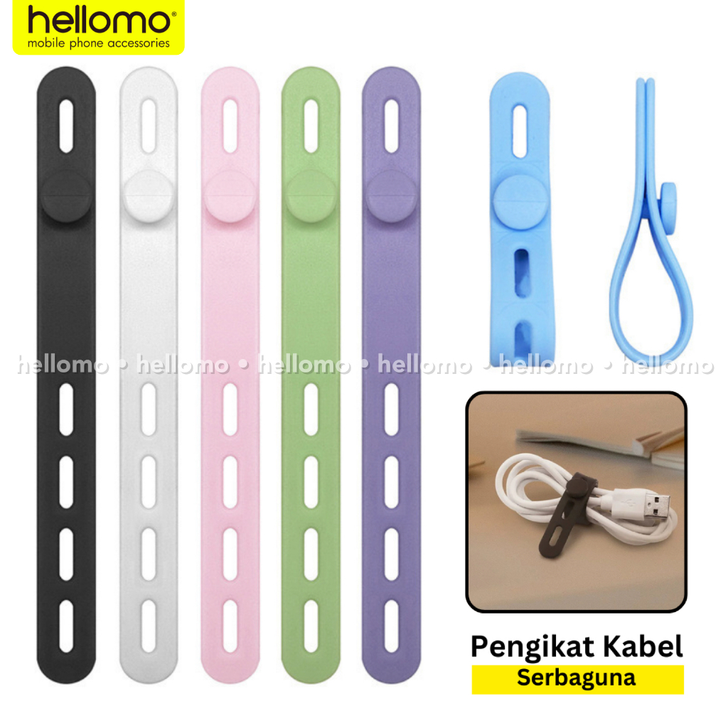 Jual Cord Holder Silicon Pengikat Kabel Silicone Perapih Charger ...
