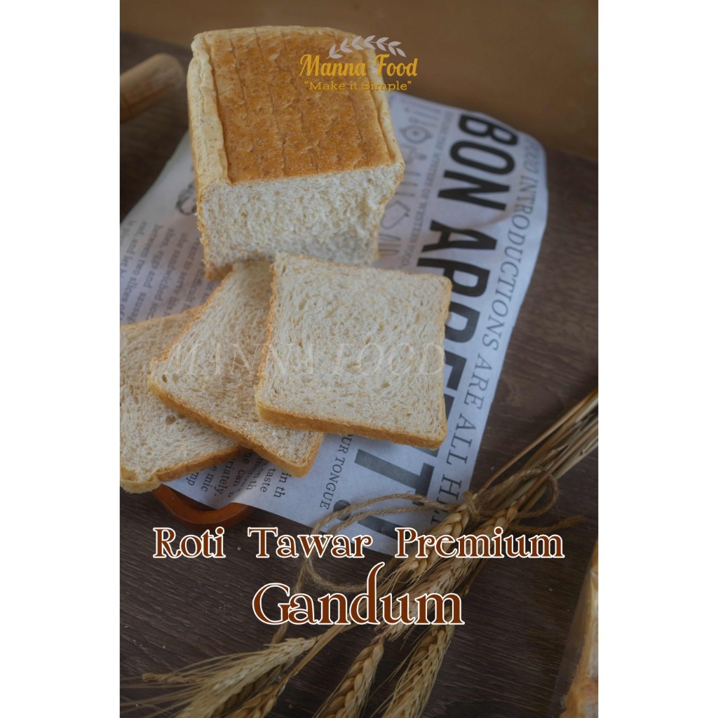 Jual Manna Food Roti Tawar Premium GANDUM | Shopee Indonesia