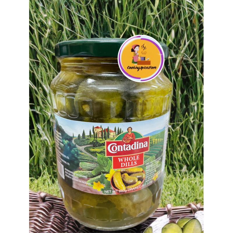 Jual Contadina whole dills pickled cucumber timun acar 680 gram ...