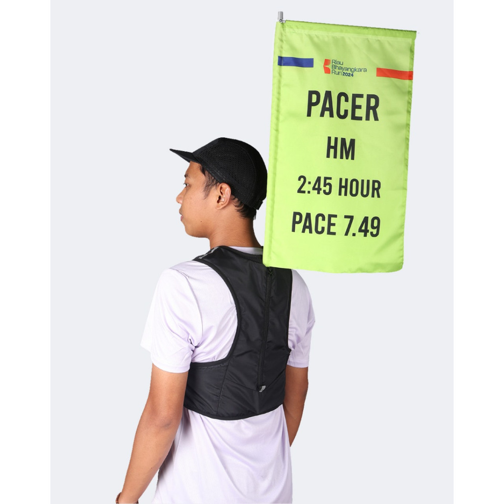 Jual Vest Pacer/Pacer Flag/Vest Running/Vest Marathon/Rompi Lari/Vest ...