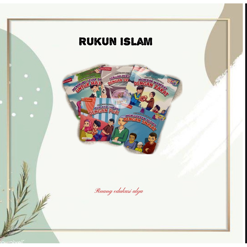 Jual BUKU CERITA MENGENAL RUKUN ISLAM (1 PAKET 5 BUKU) | Shopee Indonesia