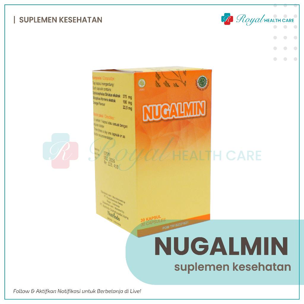 Jual NUGALMIN BOTOL 30 KAPSUL, Membantu Memelihara Kesehatan Tubuh ...