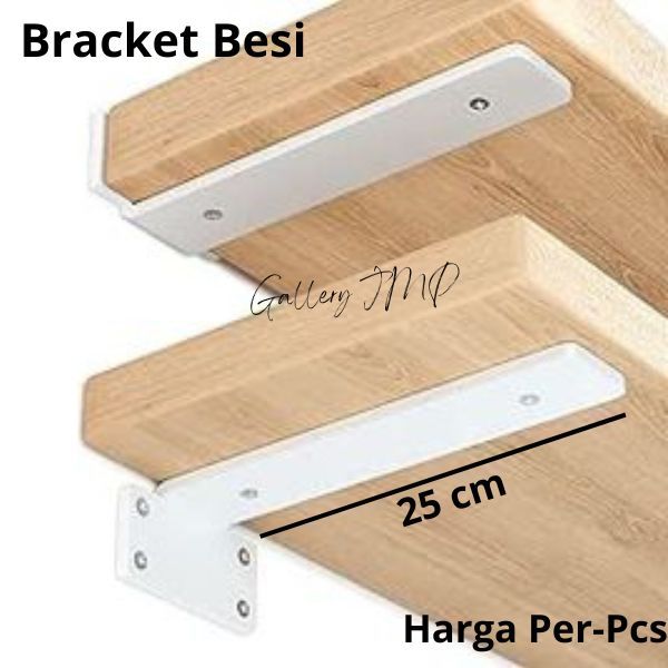 Jual Bracket Rak Ambalan Dinding / Breket Besi Kokoh / Shelf Bracket ...