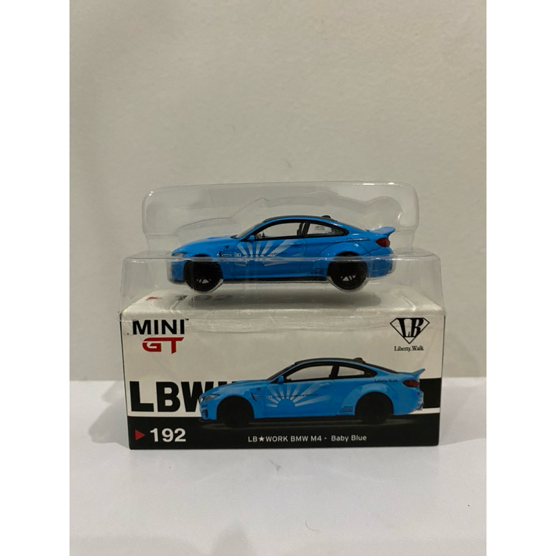Jual Mini GT #192 LB Works BMW M4 Baby Blue LBWK Liberty Walk | Shopee ...