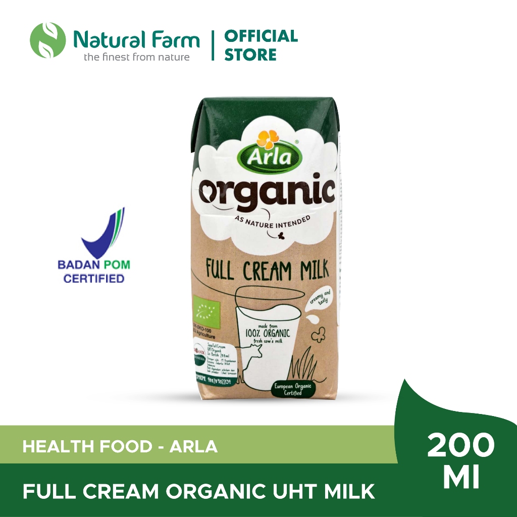 Jual Arla Full Cream Organic UHT Milk - 200mL | Shopee Indonesia